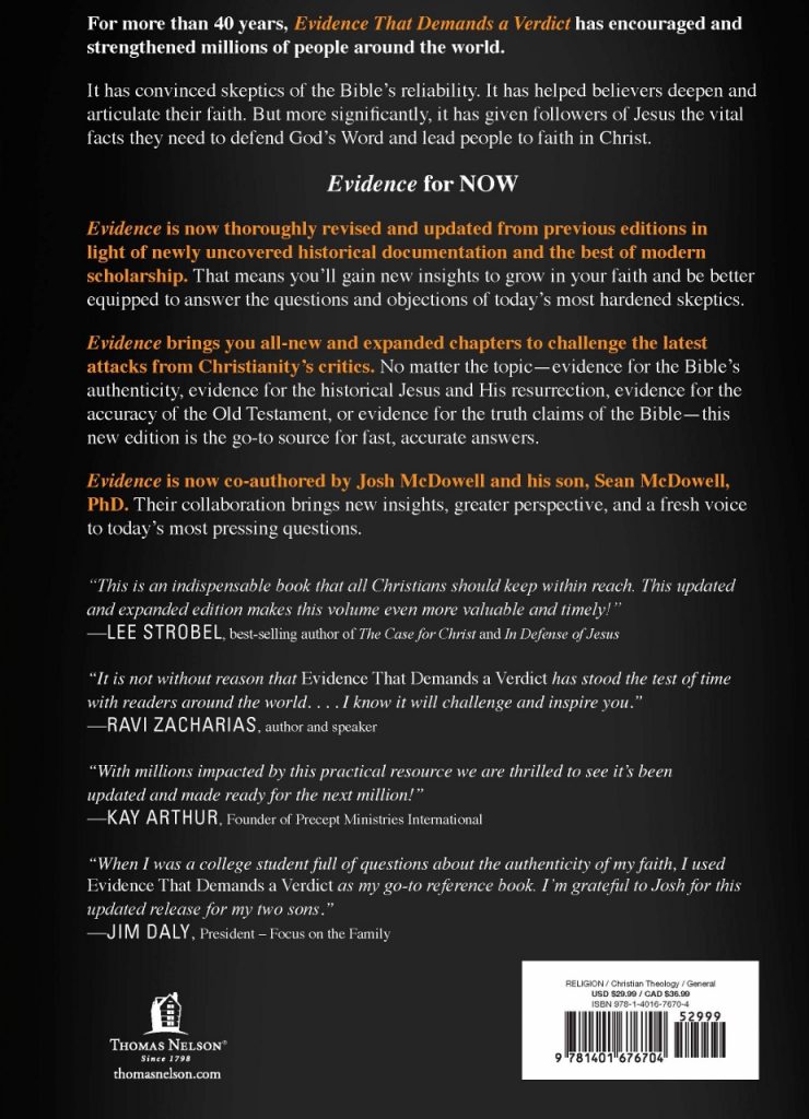 Evidence “All in One” Pack (DVD, Study Guide & Book!) – Josh.org